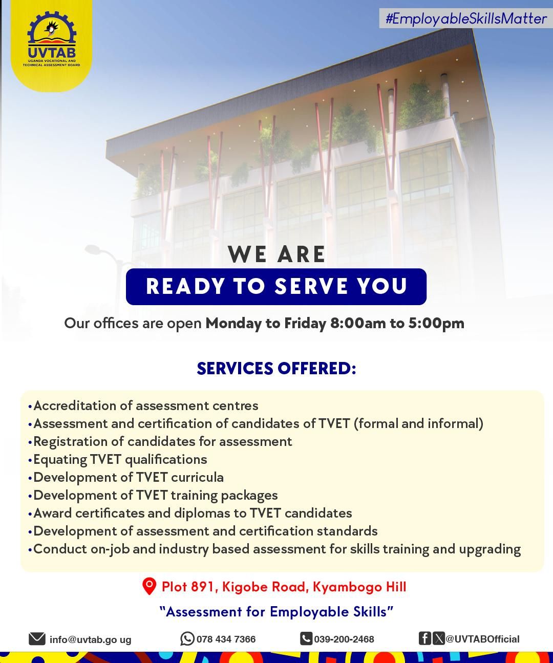 UVTAB - Uganda Vocational and Technical Assessment Board